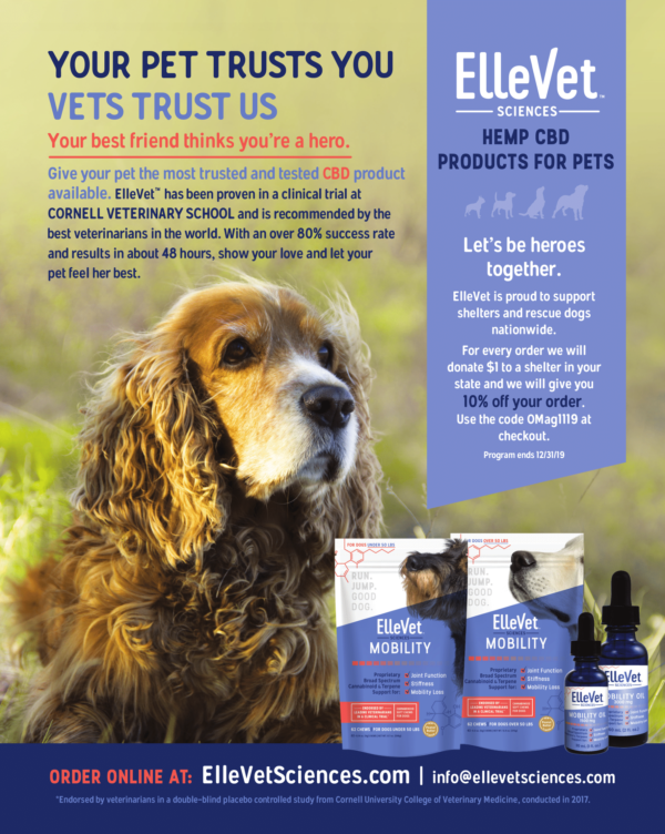 Oprah Magazine CBD Product Feature | ElleVet Sciences
