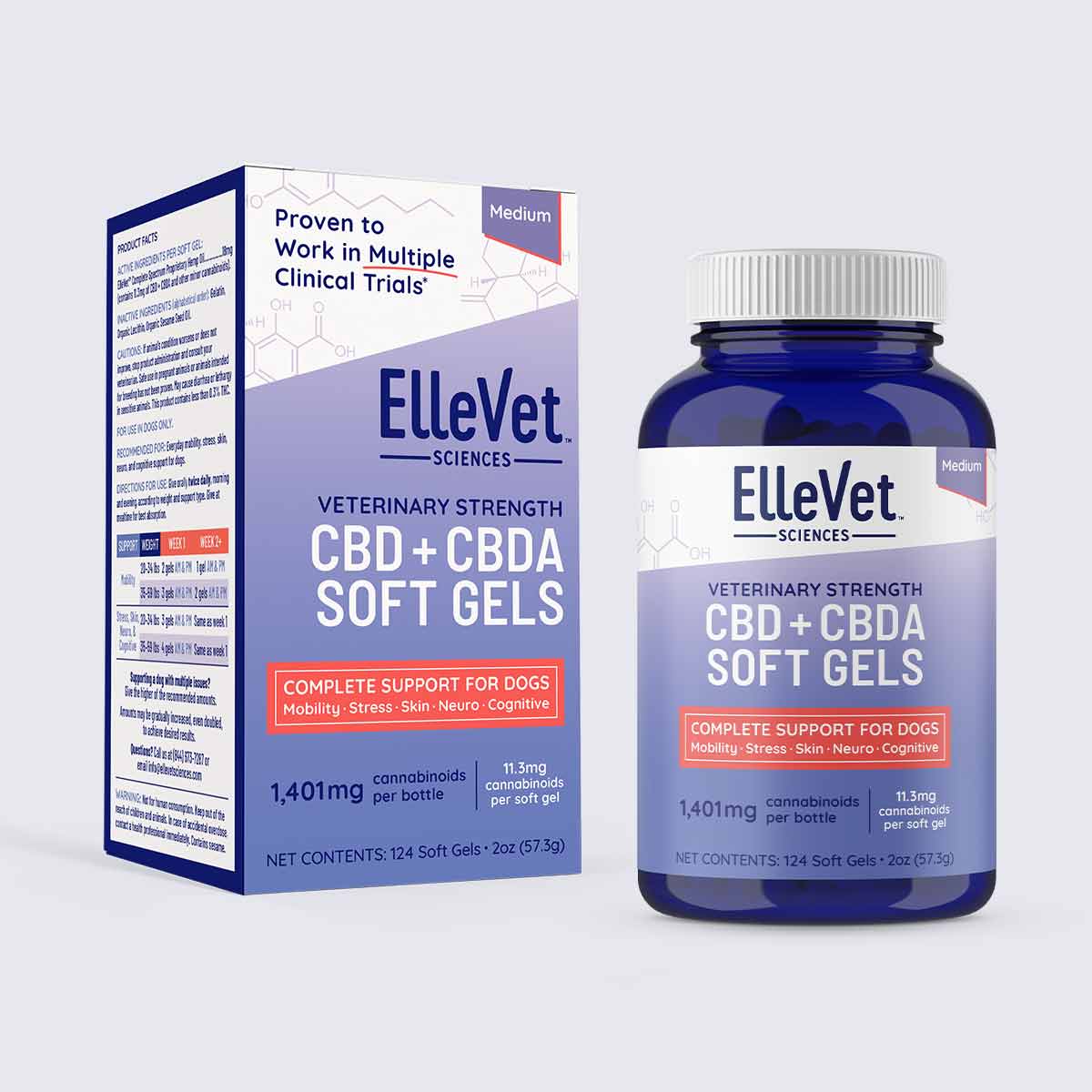 CBD Soft Gel Capsules for Dogs | ElleVet Sciences